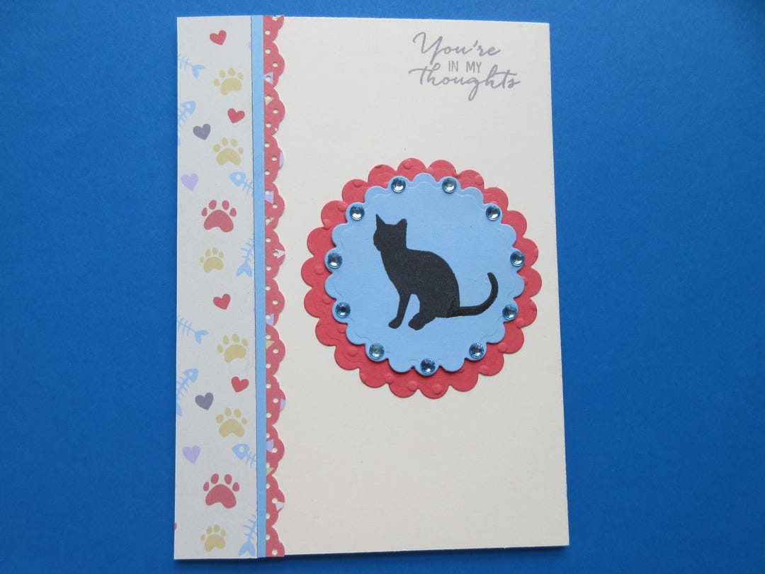 Cat Sympathy Card, - Etsy