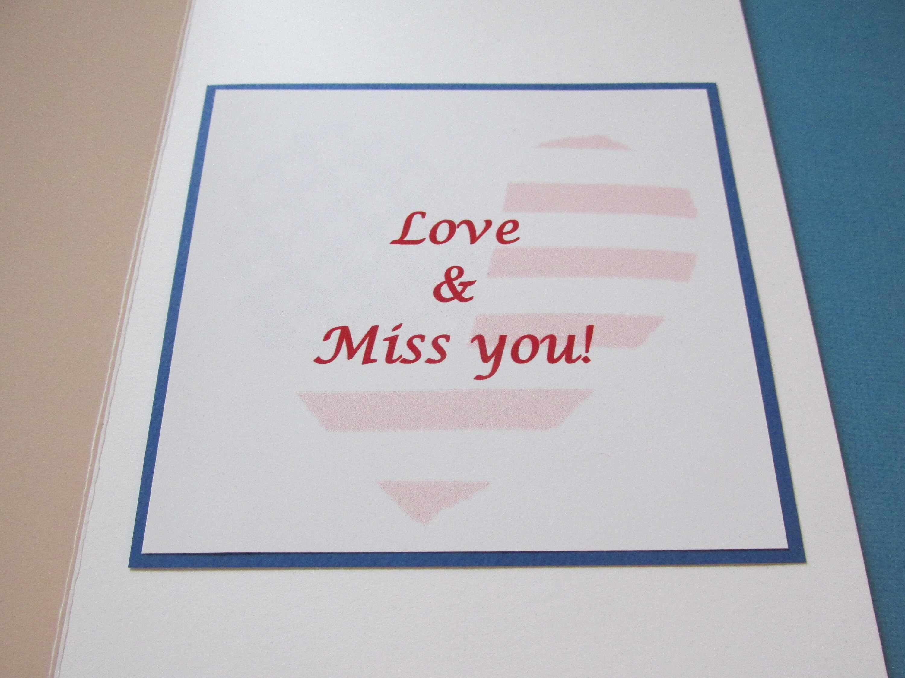 United We Stand, Deployment Card, love and Miss You, Stamped Eagle and ...