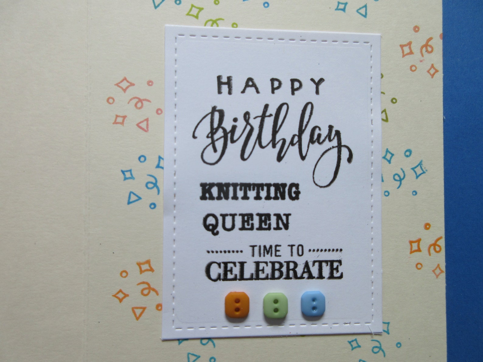 Birthday Card for the Special Knitter in Your Life. - Etsy