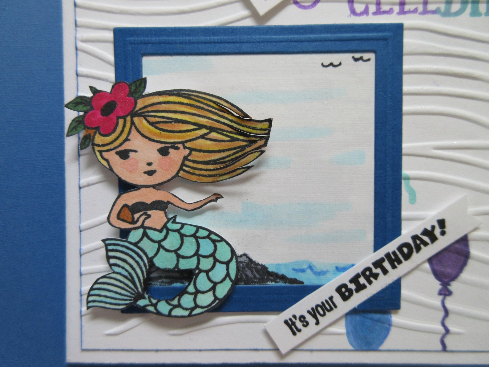 Birthday Card for Kids Pirate Theme Pirate Mermaid and a - Etsy