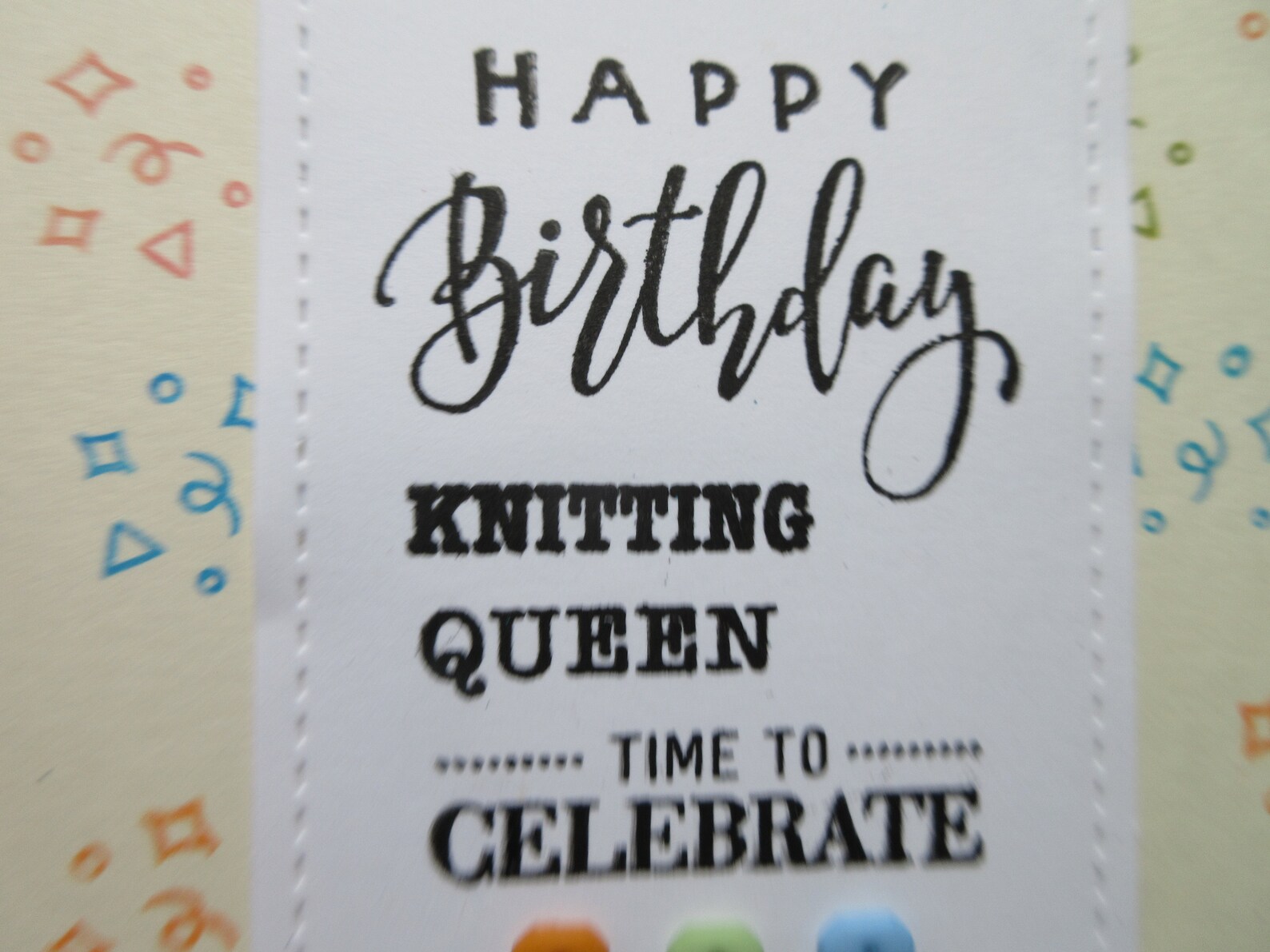 Birthday Card for the Special Knitter in Your Life. - Etsy
