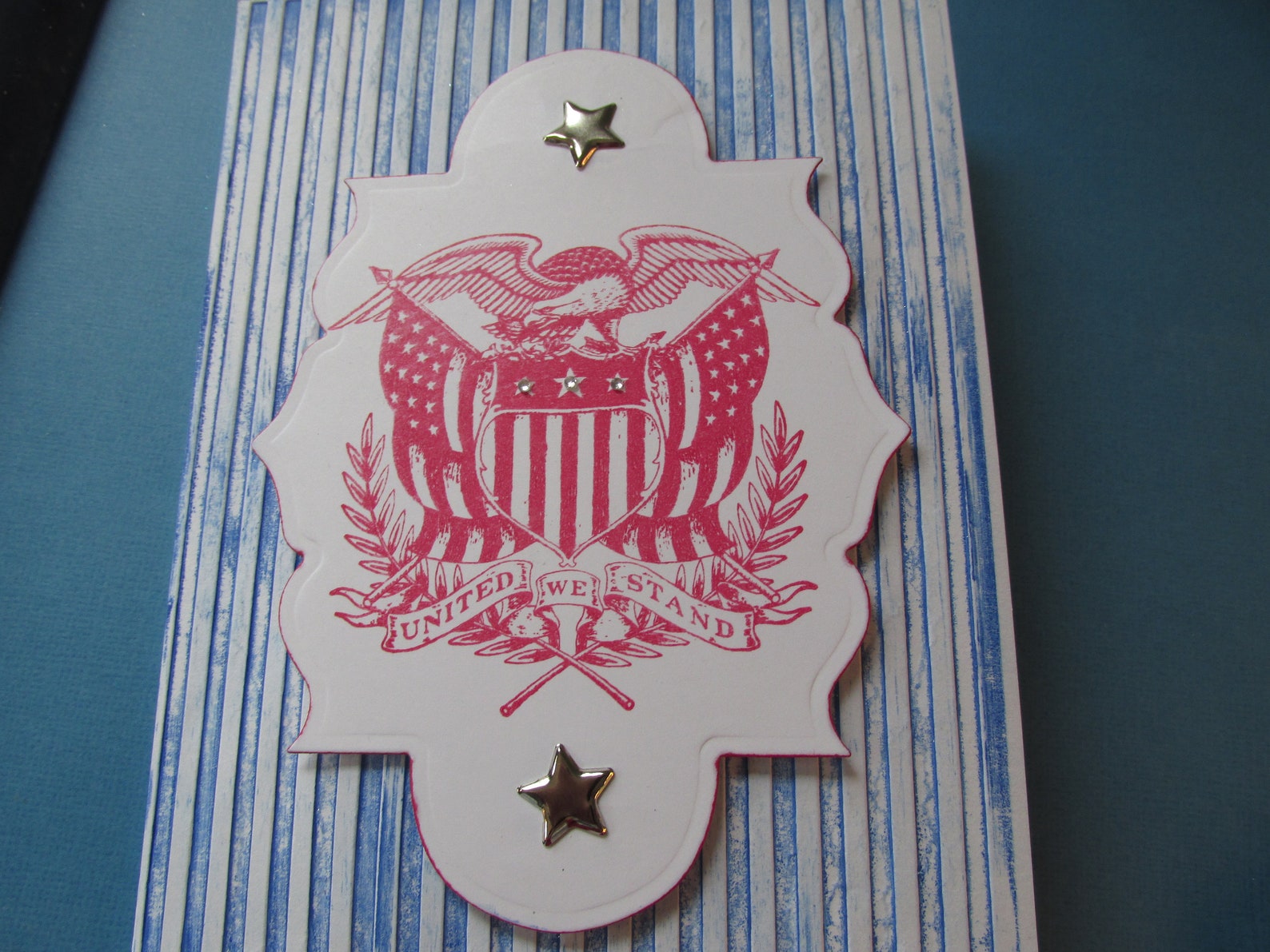 United We Stand, Deployment Card, love and Miss You, Stamped Eagle and ...