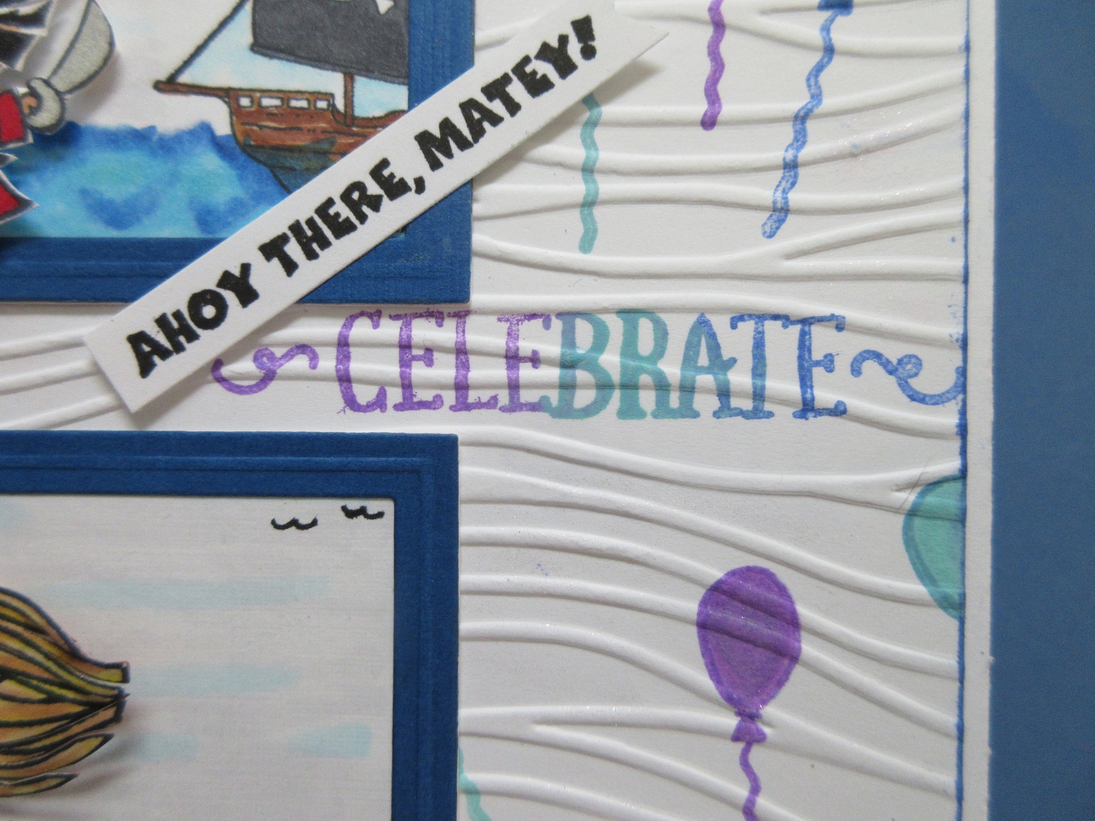 Birthday Card for Kids Pirate Theme Pirate Mermaid and a - Etsy