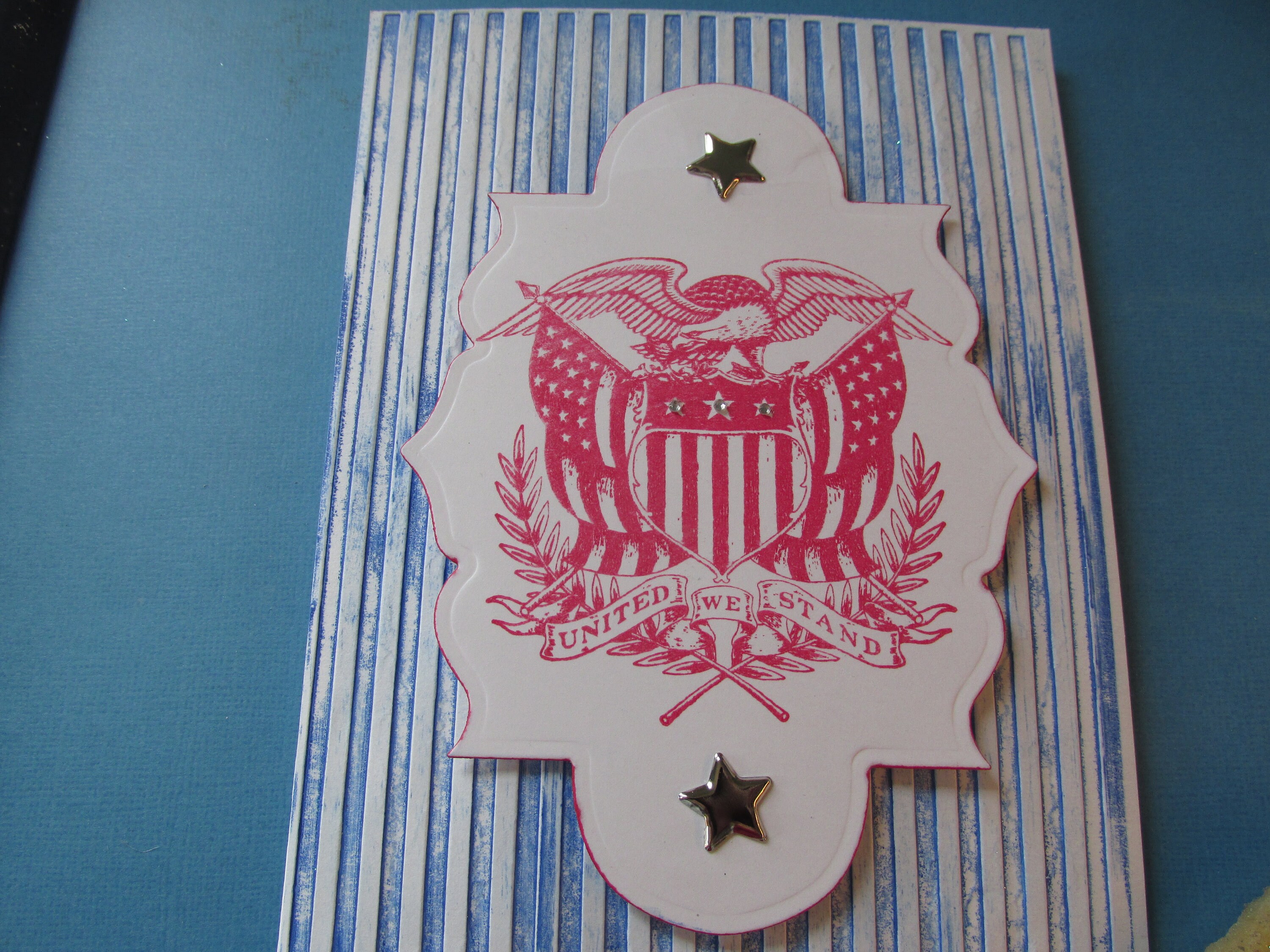 United We Stand, Deployment Card, love and Miss You, Stamped Eagle and ...