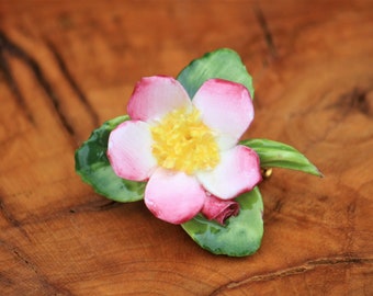 Pink flower china | Etsy