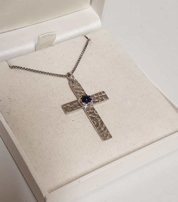 Nostalgic pendant cross without chain silver 835 hamm… - Gem