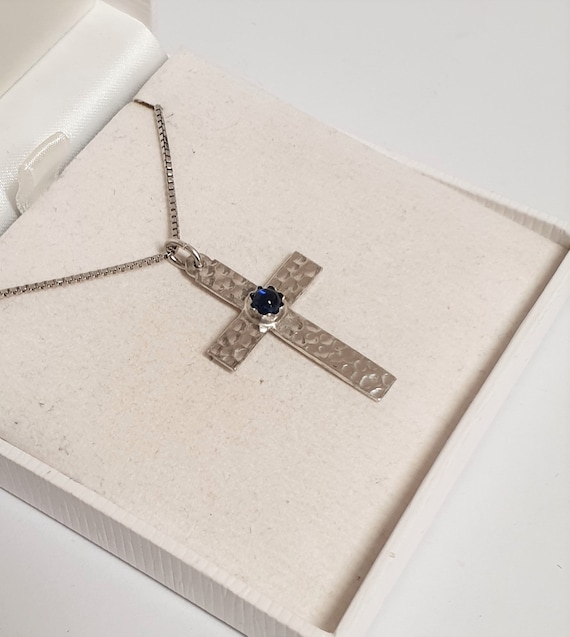 Nostalgic pendant cross without chain silver 835 hamm… - Gem