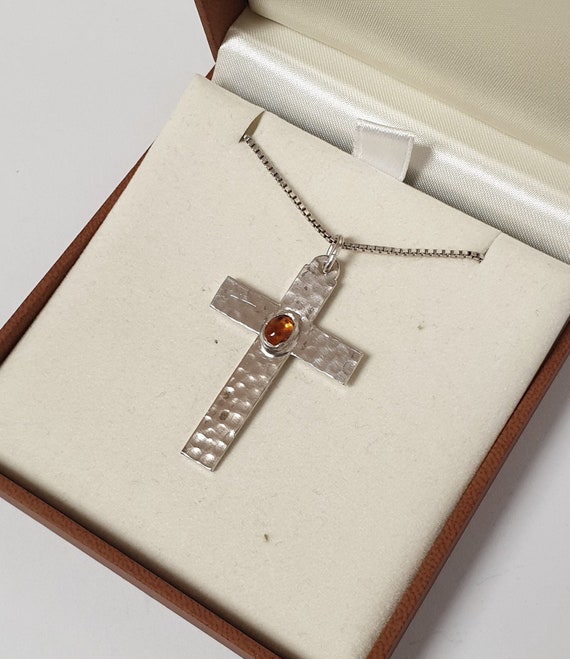 Nostalgic pendant cross without chain silver 900 hamm… - Gem