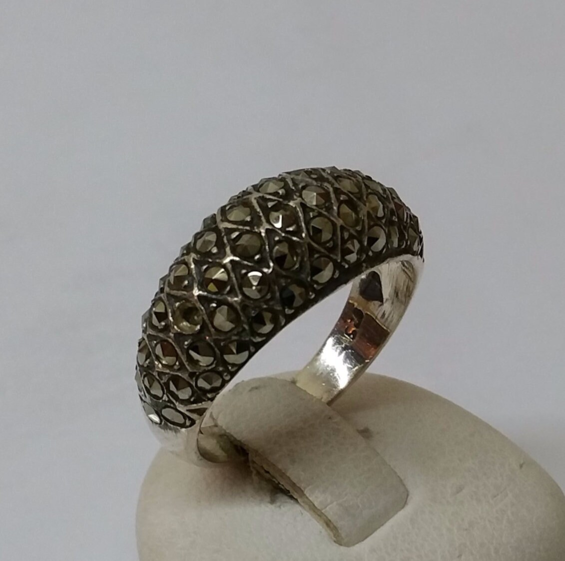 163 mm Ring Markasiten filigran Silber 925 Vintage Nostalgie | Etsy