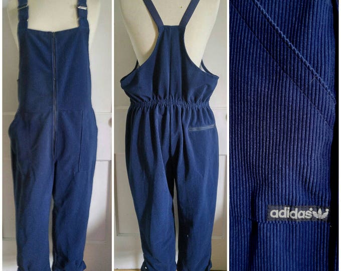 RARE ADIDAS Trefoil Overalls / Ski Pants Corduroy XL - Etsy