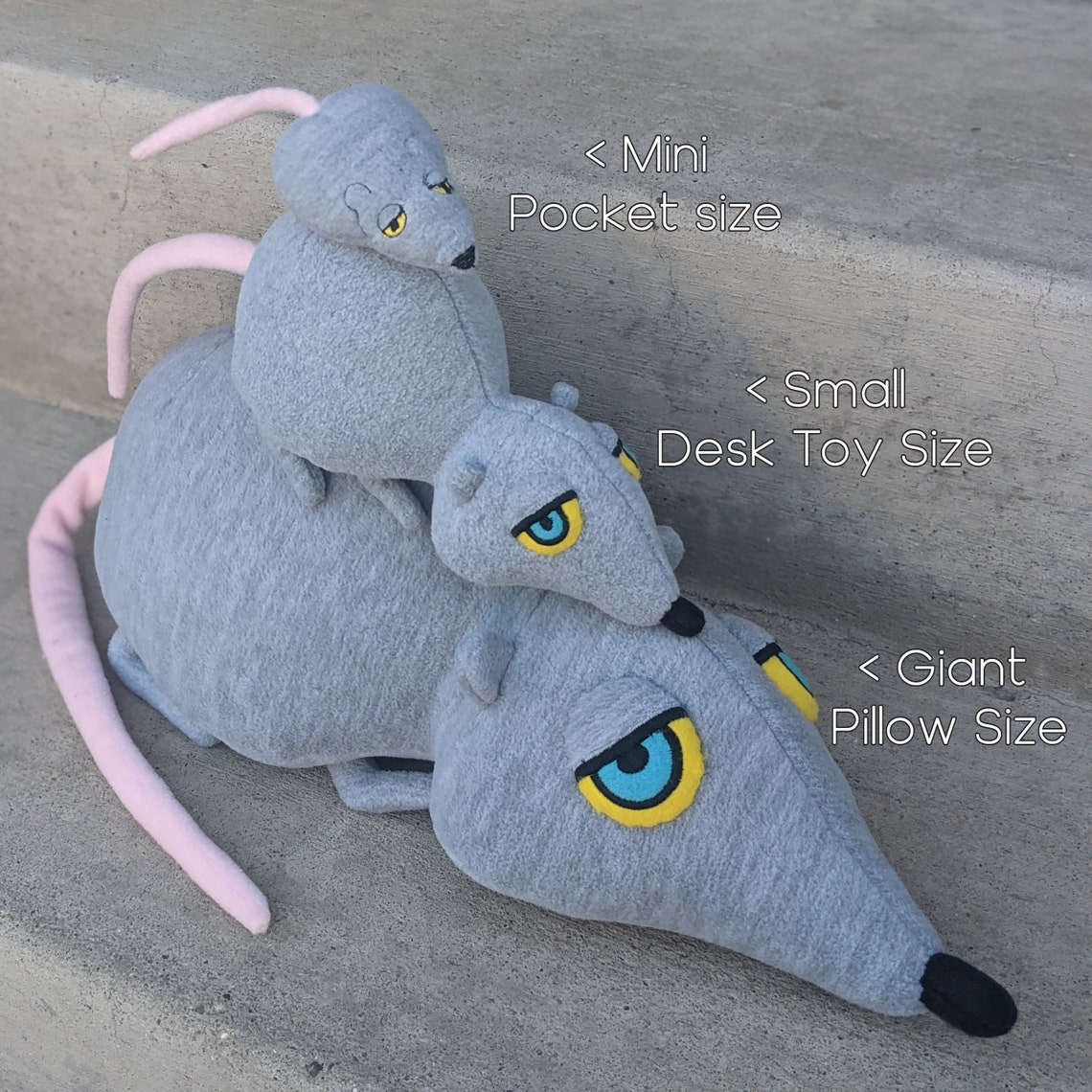 Jerma Rat Plushie Giant Rat Made to Order - Etsy Canada
