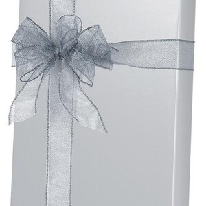 Silver Ultra Gloss Gift Wrap Christmas Wrapping Paper Holiday Wrap ...