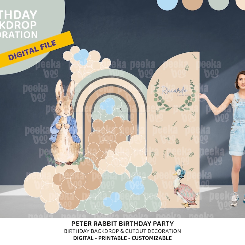 Peter Rabbit Backdrop - Etsy
