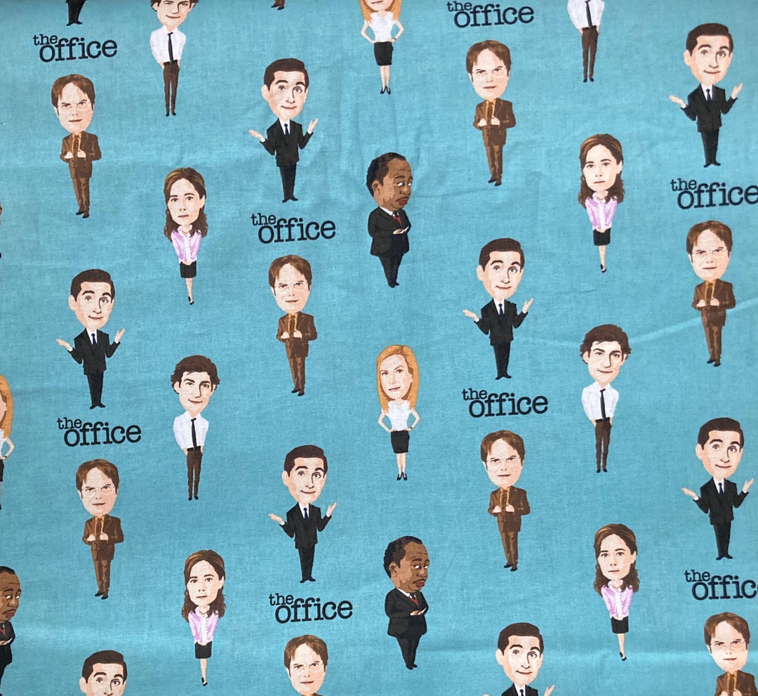 The Office Staff Line-up, Michael Scott, Stanley, Pam, Dwight - 1/2 Yd ...