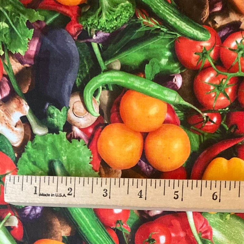 Vegetable Fabric - Etsy