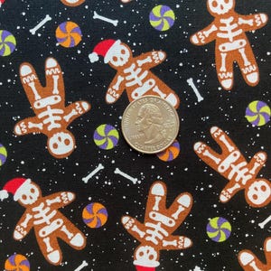 SANTA Hat Gingerbread Men, Skulls, Skeletons, X-mas Cookies, Bones ...