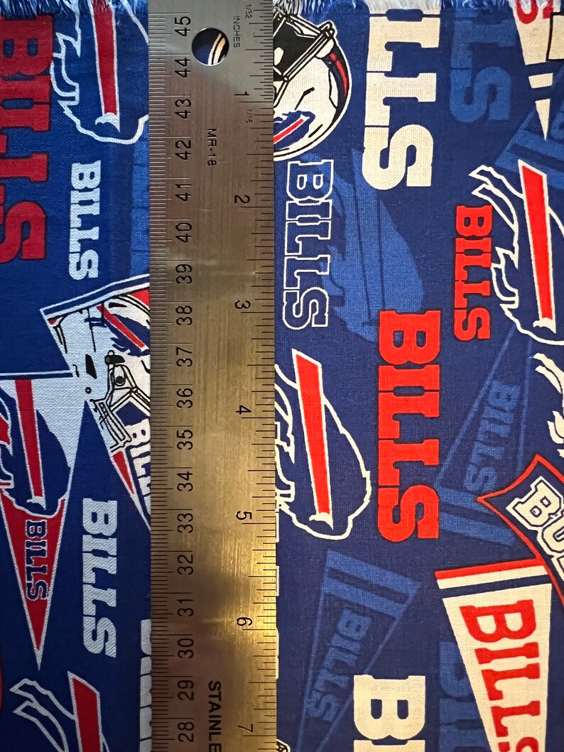 NFL Buffalo Bills Retro 100% Cotton Fabric - Etsy