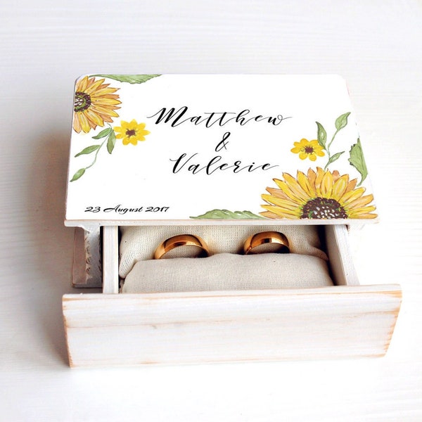 Sunflower Ring - Etsy