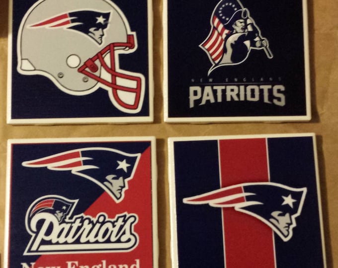 New England Patriots Coasters - Etsy