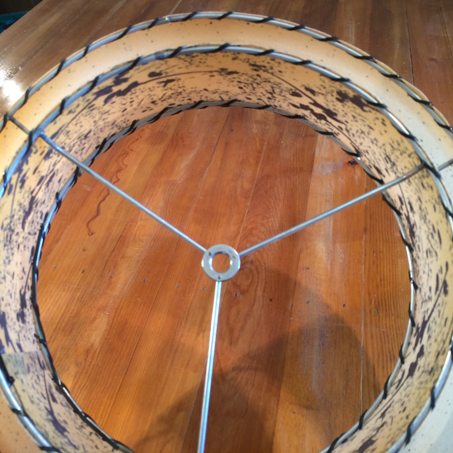 Atomic Lamp Shade / 2 Tier Atomic / Hand Made Retro Style / - Etsy