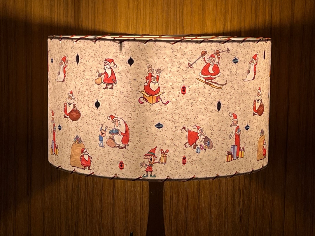 Santa Christmas Lamp Shade C233 - Etsy