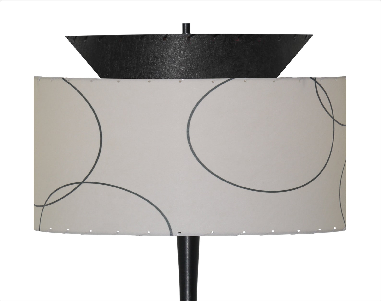 Mid Century Modern Lamp Shade / 2 Tier Fiberglass031 - Etsy