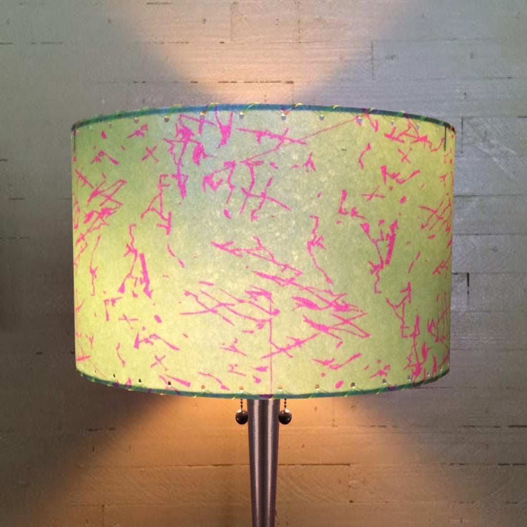 Mid Century Modern Style Fiberglass Lamp Shade 43.2 - Etsy