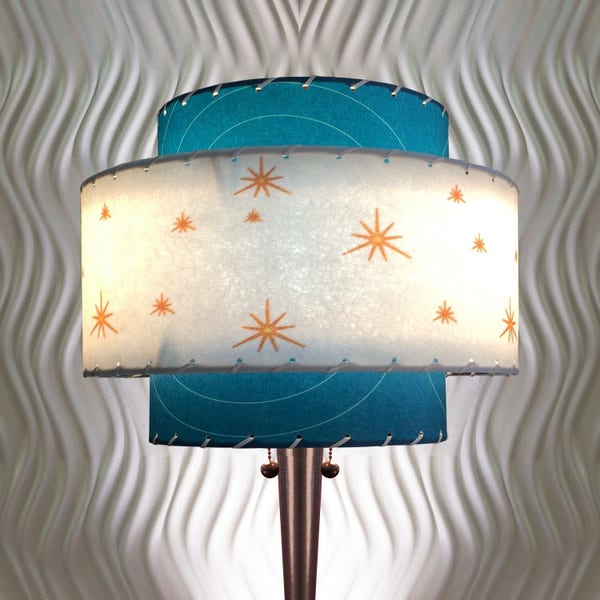 Blue Lamp Shade - Etsy