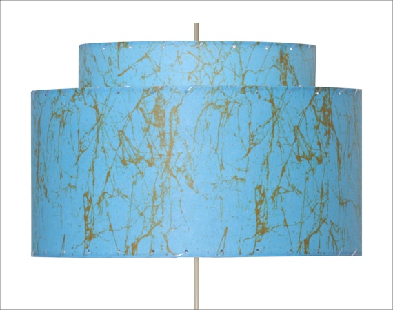 Mid Century Modern 2 Tier Fiberglass Lamp Shade / Hand Made | Etsy