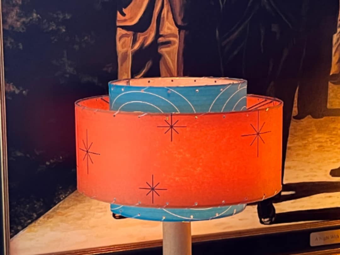 Mid Century Modern Lamp Shade / 3 Tier Fiberglass / Hand Made Atomic ...