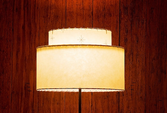 Lamp Shades Lighting Home & Living Mid Century Fiberglass Two Tier ...