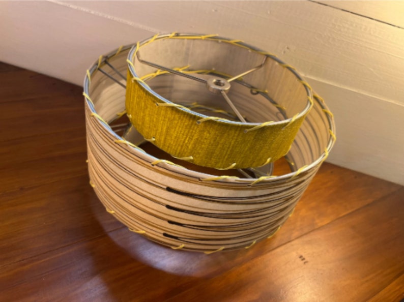 Atomic Lamp Shade / 3 Tier Fiberglass / Hand Made Atomic Lamp - Etsy