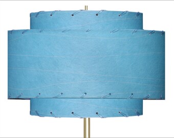 Mid Century Modern 3 Tier Fiberglass Lamp Shade / Hand Made Atomic Lamp ...