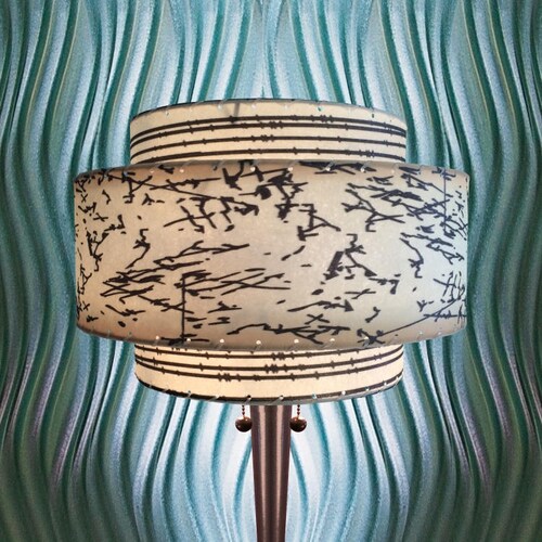 Mid Century Modern Lamp Shade / 3 Tier Fiberglass / Hand Made - Etsy Mid Century Modern Lamp Shade / 3 Tier Fiberglass / Hand Made - Etsy