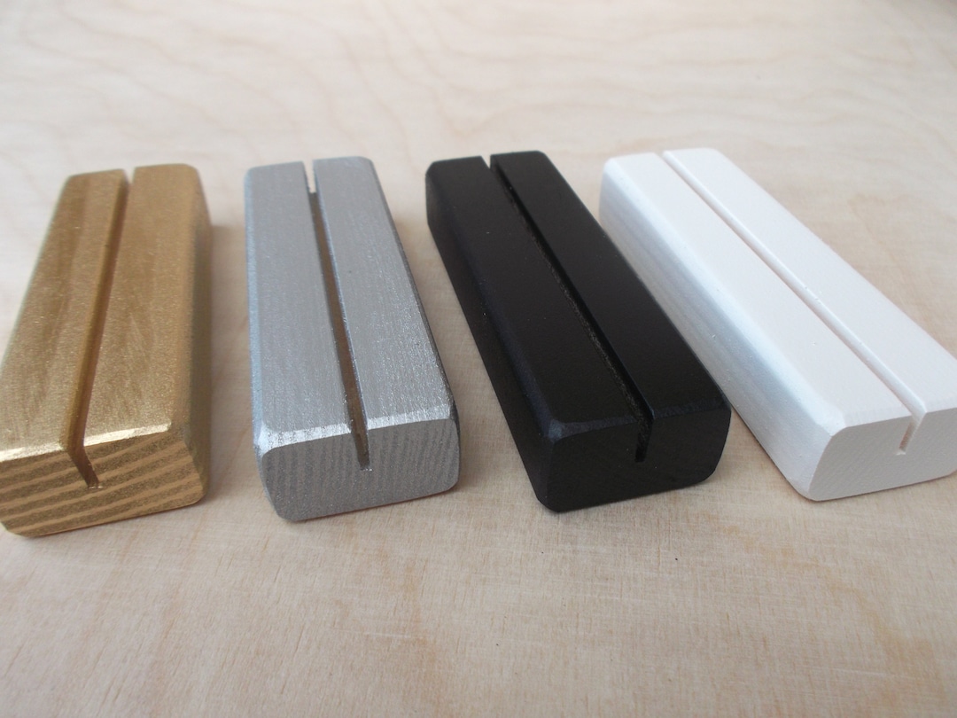 30 Wood Place Card Holders: Wedding Table Number Display - Etsy