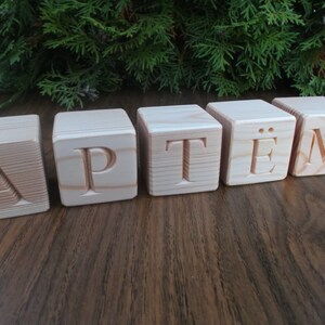 33 Wooden Russian Alphabet Blocks, Educational Gift, Personalized ...