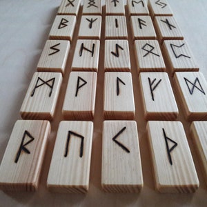 Rune Set Handmade Runes Runes Viking Runes Handmade Wooden | Etsy