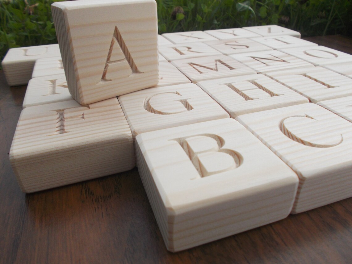 Personalized Wooden Blocks Handmade Gift Wood Name Blocks | Etsy