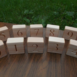Blocks With Letters, Wooden Blocks With Letters and Numbers, Blocks ...
