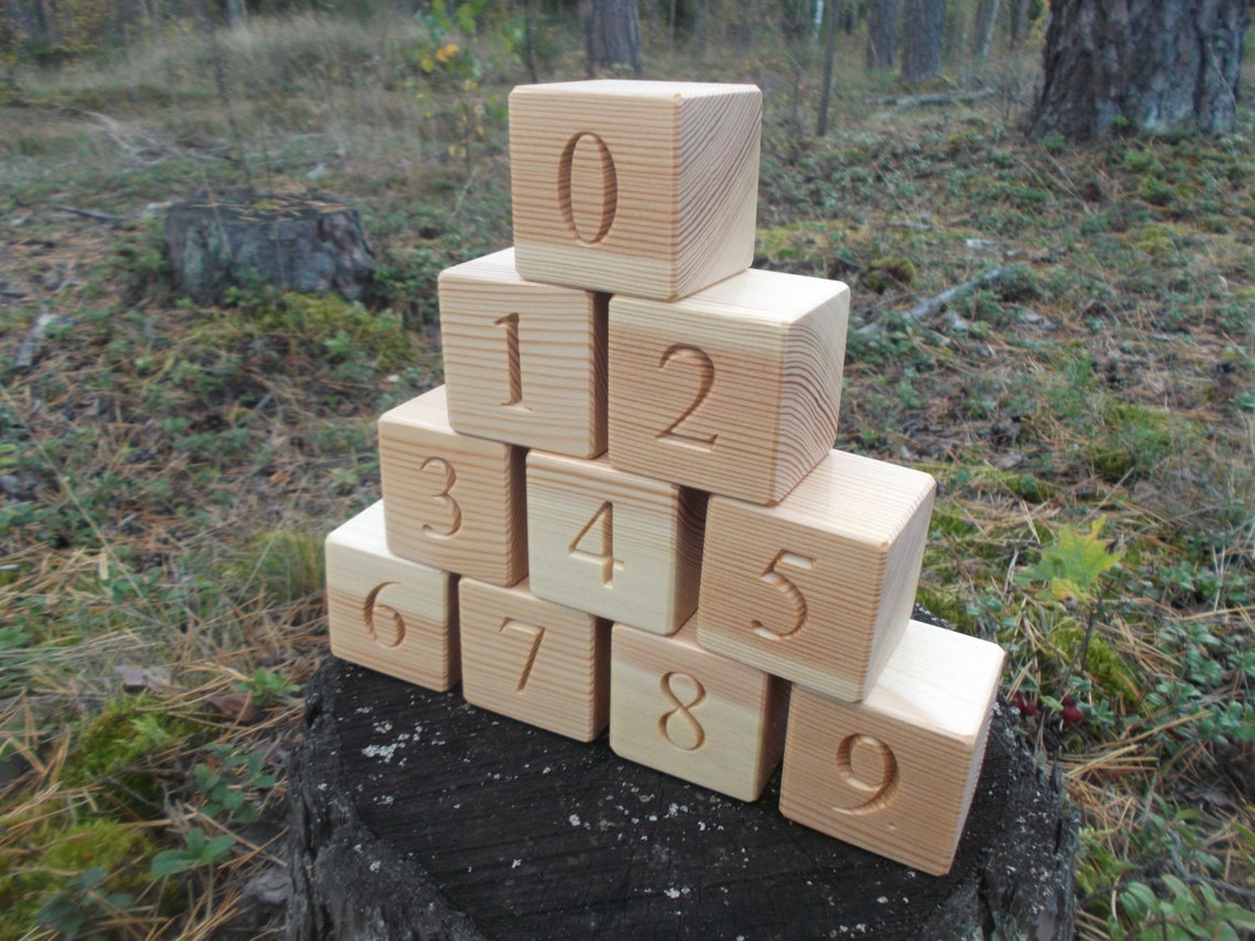 Personalized Wood Blocks Wooden Alphabet Blocks Wood Cubes ABC - Etsy