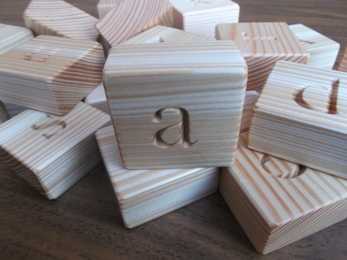 English Alphabet Lowercase Letters English Alphabet Blocks | Etsy