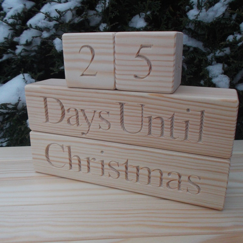 Countdown Blocks - Etsy