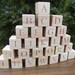 1.8 Wooden Cubes With Letters and Numbers ABC and - Etsy