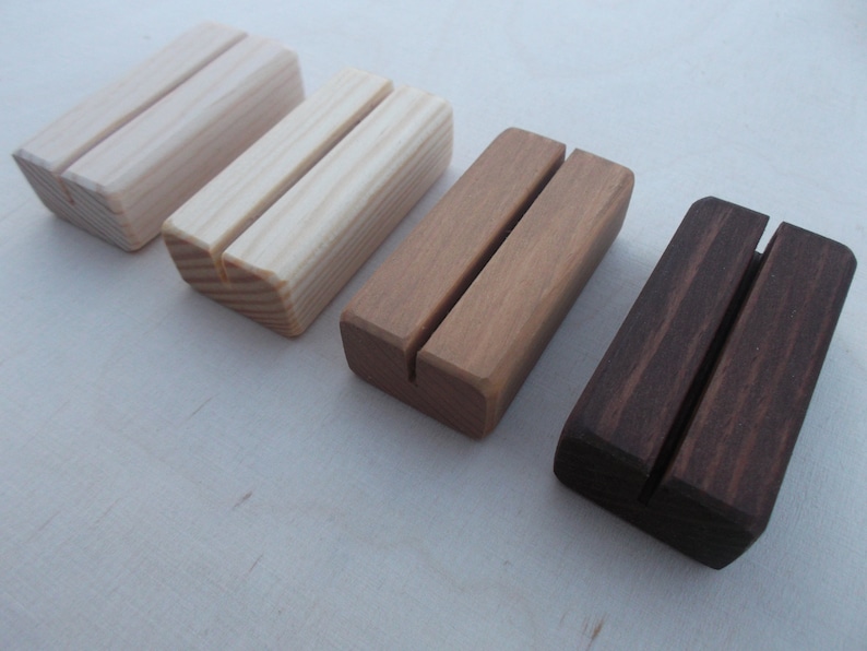 Set of 80 Small Wood Place Card Holders: Rustic Table Decor - Etsy