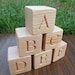 ABC Blocks, Wooden English Alphabet Blocks, Educational Gift, Gift ...