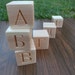 33 Russian Alphabet Blocks Wooden Alphabet Personalized - Etsy