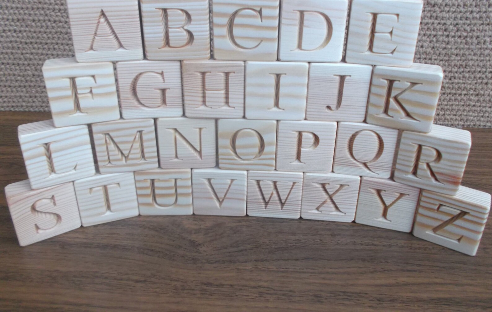 26 English Alphabet Blocks Lowercase Letters Uppercase - Etsy