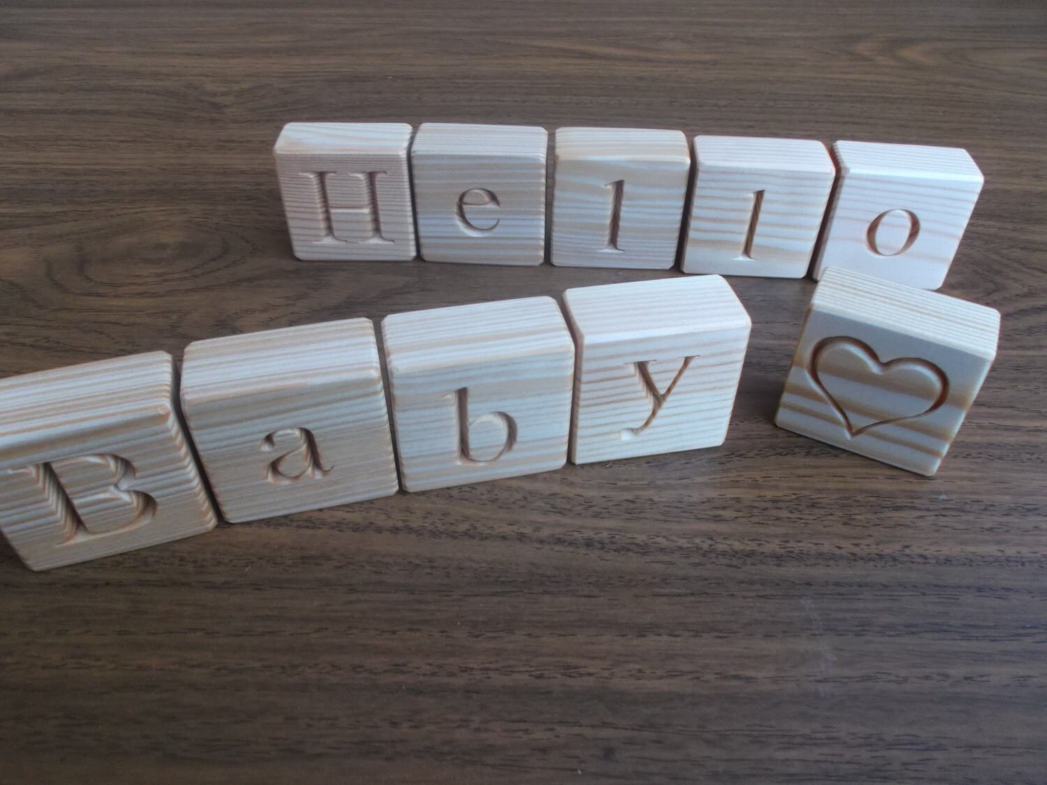 Wood Name Blocks Personalized Wooden Blocks Handmade Gift - Etsy