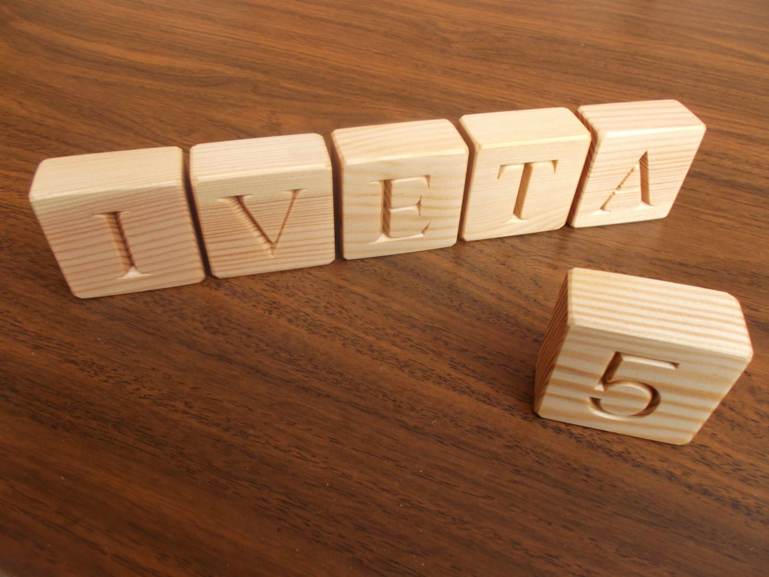 Personalized Wooden Blocks Handmade Gift Wood Name Blocks | Etsy