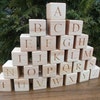33 Wooden Russian Alphabet Blocks, Educational Gift, Personalized ...